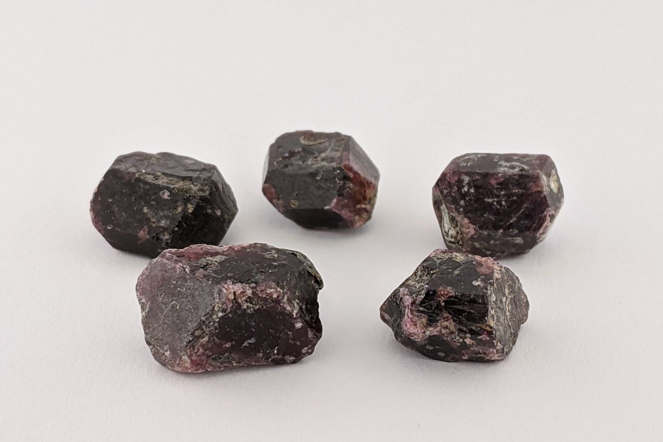 rough garnet crystal